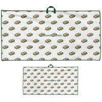China Wholesale Beautiful Printed Microfiber Waffle Golf Towel With Custom Logo for sale