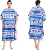China Poncho Towel for Adults Wholesale Adult Hooded Poncho Beach Towel for Microfiber Poncho Towel for sale
