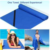 China RPET Eco Friendly Embossed Microfiber Suede Towel Gym Microfiber Sports Towel for sale