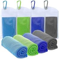China Lightweight Woven Solid Color Logo Outdoor Sports Microfiber Cooling Towel Quick-Dry Instant Snap Golf Gym Yoga Printed Design Adults Beach for sale