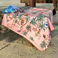 China Factory quick dry sand free customized printing microfiber beach towel for sale