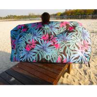 China Custom Printed Sand Free Quick Dry Microfiber Beach Towel With Custom Logo for sale