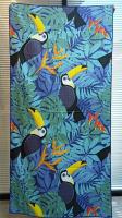China Wholesale Summer Large Sublimation Quick Dry Microfiber Beach Towel With Logo Custom Print for sale