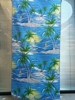 China Custom Microfiber Waffle Printed Beach Towel Quick Dry Sublimation Printed Sand-Free and Novelty Design with Personalised Logo for sale