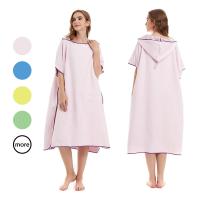 China Customized Size Recycled Surf Poncho Hooded Towel For Beach for sale