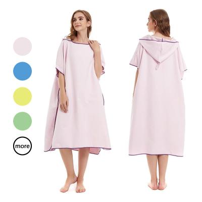 China Customized Size Recycled Surf Poncho Hooded Towel For Beach for sale