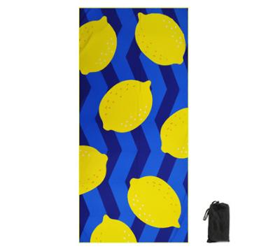 China Factory Supplier Summer Hot Sale Soft Large Woman Lightweight Personalized Microfiber Beach Towels for sale