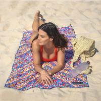 China Machine washable sand free microfibre beach towel custom logo sublimation microfiber towel for sale