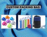 China Custom Logo Sublimation Printed Quick Dry Microfiber Cooling Towel for Instant Cooling Sports Towel for sale