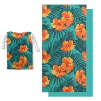 China Factory Travel Towel Customized logo Digital Printing Beach Towel Custom Print Beach Towel for sale