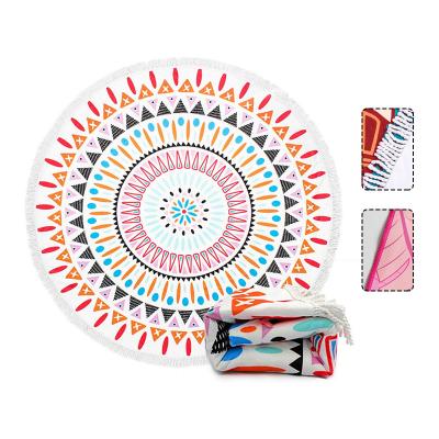China Good Quality Microfiber Weighted Beach Towel Quick Dry Sand Proof Cool Custom Beach Towel Sand Resistant for sale