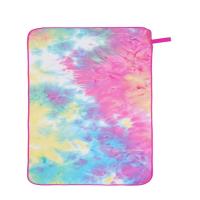 China Multifunction Summer Quick Dry Tie-dyed Printed Microfiber Sports Towel for sale
