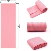 China High Quality Fitness Cooling Towel Pilates Reformer Tie Dye Microfiber Yoga Towel Microfiber Custom Gym Towel Hot Pink Yoga Towel for sale