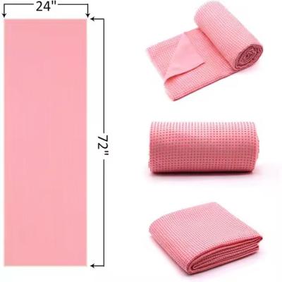 China High Quality Fitness Cooling Towel Pilates Reformer Tie Dye Microfiber Yoga Towel Microfiber Custom Gym Towel Hot Pink Yoga Towel for sale
