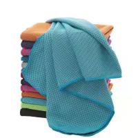 China 100% Polyester Cooling Gym Towel for Travel Ice Cold Microfiber Cooling Towel Magical Instant Cooling Towels for Neck and Face for sale