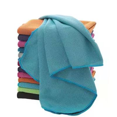 China 100% Polyester Cooling Gym Towel for Travel Ice Cold Microfiber Cooling Towel Magical Instant Cooling Towels for Neck and Face for sale