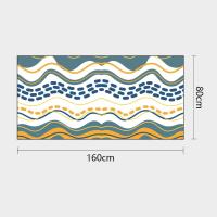 China OEM Factory Oversized Plus square Sand Free Quick Dry Custom Print Personalised Microfiber Beach Towel for sale