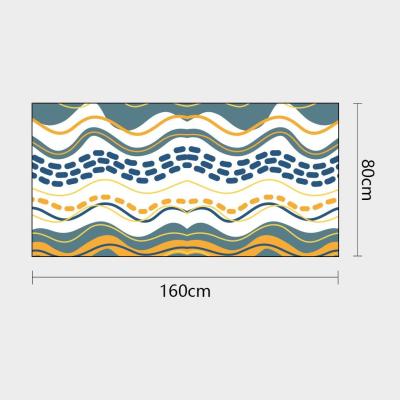 China OEM Factory Oversized Plus square Sand Free Quick Dry Custom Print Personalised Microfiber Beach Towel for sale