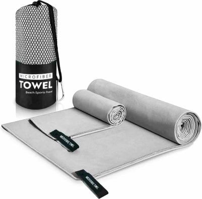China Sports Microfiber Workout Towels Fast Drying For Men Women for sale