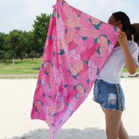 China Wholesale 75*150CM Quick Dry Sand Free Towel Beach Cotton Microfiber Beach Towel With Logo Custom Print for sale