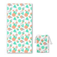 China ODM/OEM Free Design Custom Printed Logo Microfiber Sand Custom Beach Towel Super Absorbent Quick-Dry Soft Lightweight Sand Free for sale