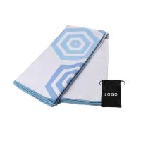 China Rpet Recycled Microfiber Oversized Travel Towels Lightweight Compact Swimming Camping Printed Beach Towel for sale