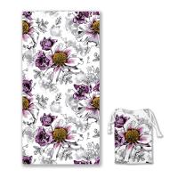 China Modern Design Travel-Friendly Customized All-Season Custom Beach Towel for sale