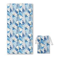 China Quick Dry Large 80*160CM Softest Custom Wholesale Custom Beach Towel for sale