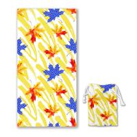China Quick Dry Custom Beach Towel Sublimation Printed Suede Microfiber Print Recycled Sand Free Beach Towel With Logo for sale