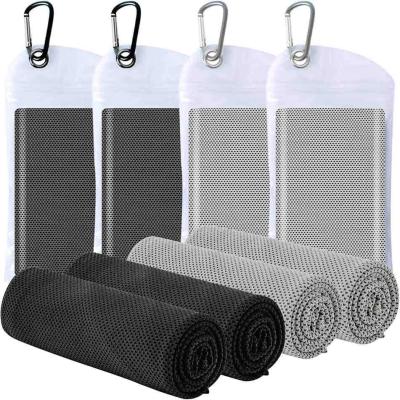 China OEM Refreshing Sports Microfiber Cooling Towel Instant Cooling With Embroidered Logo for sale