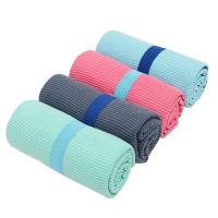 China Absorbed Striped Towel Microfiber Ribbed Sport Towel for Microfiber Sport Towel for sale