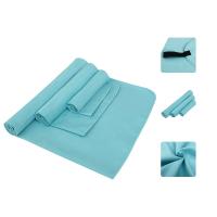 China Premium Quality Factory Stock 40X80 Workout Microfiber Suede Towel With Bag Multi Colors Quick Dry Microfiber Gym Towels for Sports for sale