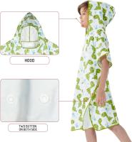 China Custom Quick Drying Microfiber Bag Blanket Surf Change Hooded Microfiber Poncho Towel Beach for sale