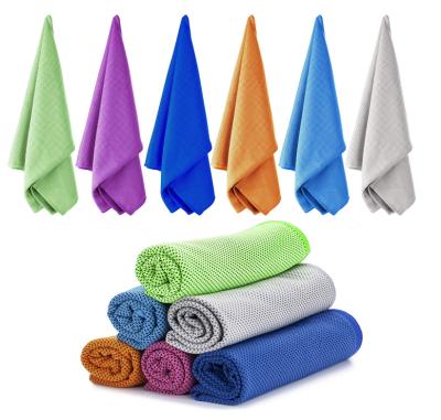 China Quick Dry Instant Microfiber Cooling Towel Gym Towels With Logo Custom Sport Towels for Neck and Face for Gym Sweat Towels Custom for sale