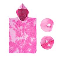 China Hot Selling High Quality Microfiber Fabric Hooded and Tassale Quick Dry Beach Towels Travel Holiday Microfiber Poncho Towel for sale