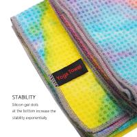 China Lightweight Green Microfiber Yoga Towel Quick Drying For Sports And Exercise for sale