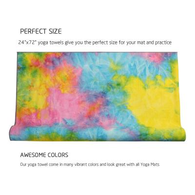 China Customized Microfiber Ultra Absorbent Yoga Towel Lightweight for sale