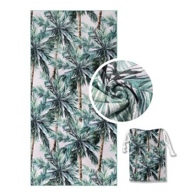 China New Styles Comfortable Gently Microfiber Beach Towel Fast Water Absorption Printed Beach Towel Custom Printing for sale