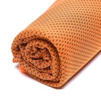 China Custom Digital Printed Portable Magic Instant Cold Feeling Evaporative Ice Microfiber Cooling Towel in Bottle for sale