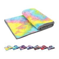 China Custom Private Logo Yoga Mat Towel Cover Yoga Towel Non Slip Portable Anti Slip Printed Microfiber Yoga Towel for sale