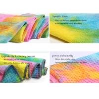 China Antibacterial 160 - 180cm Yoga Towel Customized Design Anti Slip for sale