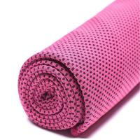 China Microfiber Sports Microfiber Cooling Towel Super Absorbent Gym Neck Towel Wholesale Compressed Square Pattern Cooling For Travel Use for sale