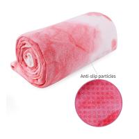 China Eco Friendly Wholesale Outdoor Gym Yoga Fitness Non Slip Microfiber Yoga Towel with PVC Dots for sale