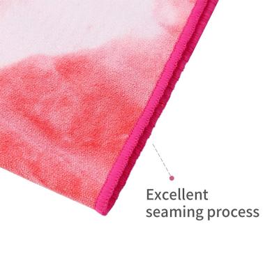 China Bulk Microfiber Tie Dye Sport Yoga Towel Lightweight for sale