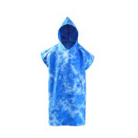 China Summer Lightweight Microfiber Poncho Towel For Beach Pool And Bathroom for sale