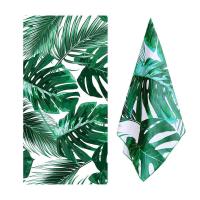 China Customized Sweat Absorbing Quick-drying Summer Microfiber Beach Towel Yoga Sports Towel Microfiber Double-sided Fleece 88% Polyester 12% Nylon for sale