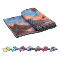 China 72 Inches Wholesale Organic Custom Microfiber Yoga Towel with Silicone Dots for sale