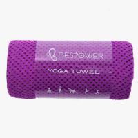 China Custom Print Non slip Microfiber Yoga Towel Recycled Yoga Towel Microfiber Anti-slip Yoga Mat Towel for sale