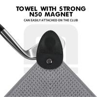 China Custom Sublimation Printed Microfiber Weave Golf Club Clip Hanging Loop Soft Hand Towel Waffle Golf Towel for sale