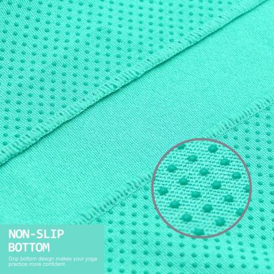 China High Quality Non Slip Yoga Mat Towel Sport Absorbent Microfiber Custom Hot Microfiber Yoga Towel for sale